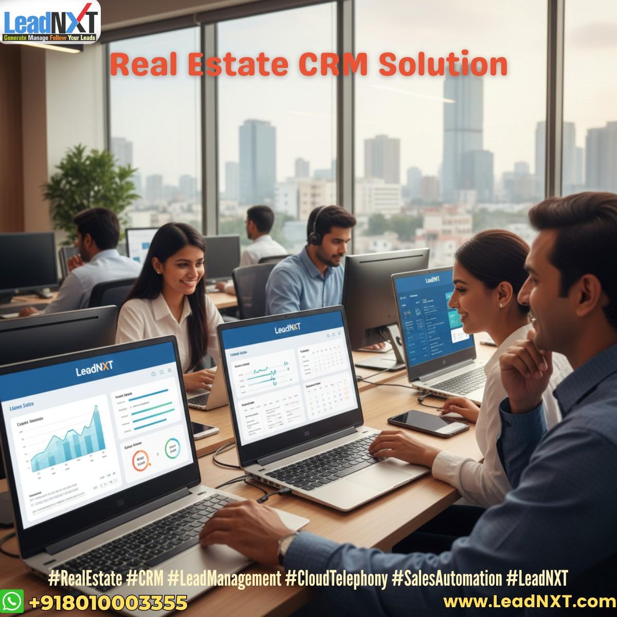 Real Estate CRM Solution | Automate Lead & Sales Management
